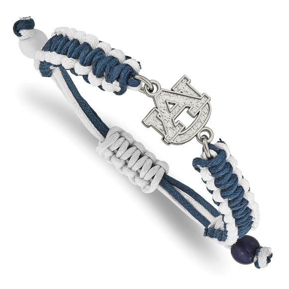 Jewelry | Stainless Steel Logoart Auburn University Au Adjustable Cord ...